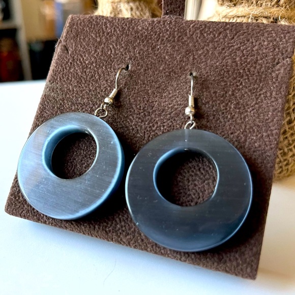 Jewelry | Chunky Translucent Mod Earrings | Poshmark